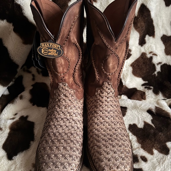 Dan Post | Shoes | Dan Post Mens Stanley Cowboy Boots Leather Tan ...